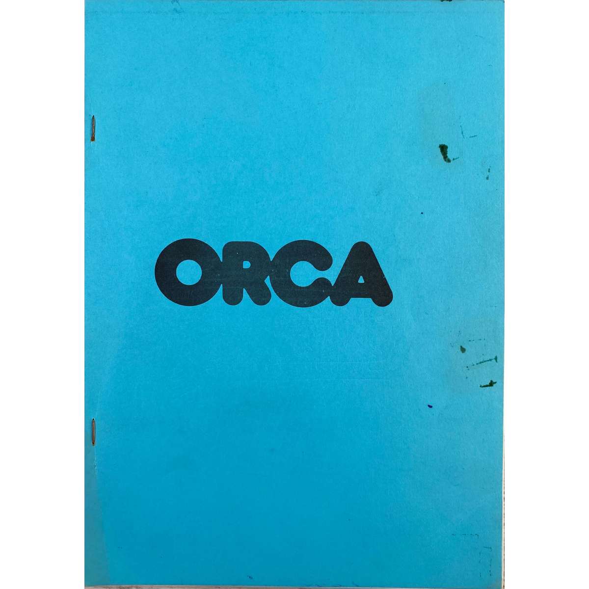 ORCA French Pressbook - 9x12 in. - 1977
