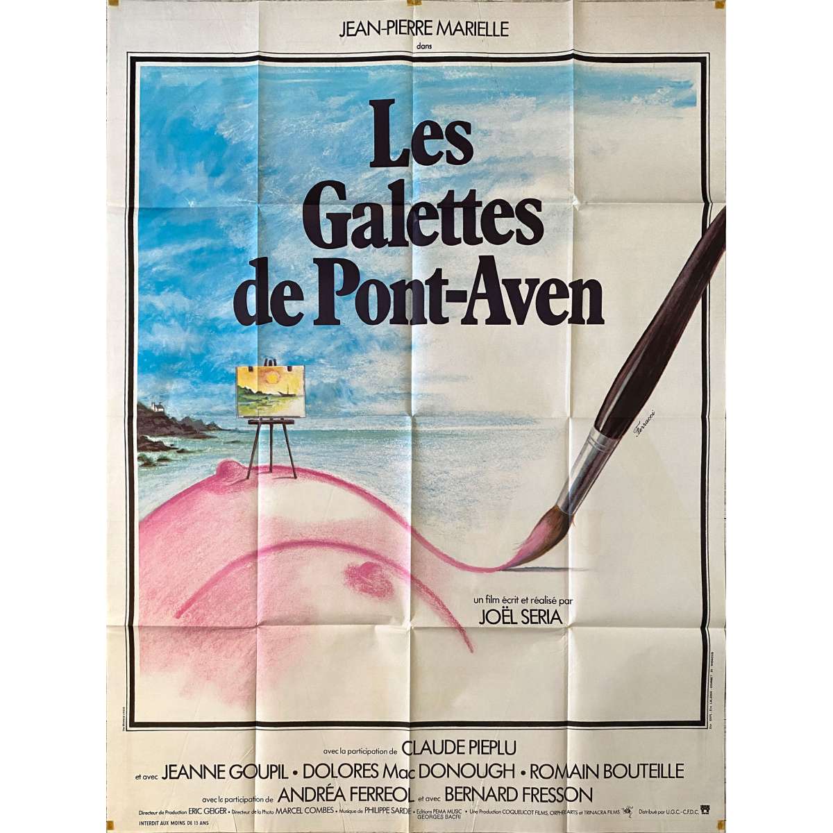 Affiche de film française de LES GALETTES DE PONT-AVEN - 120x160 cm.