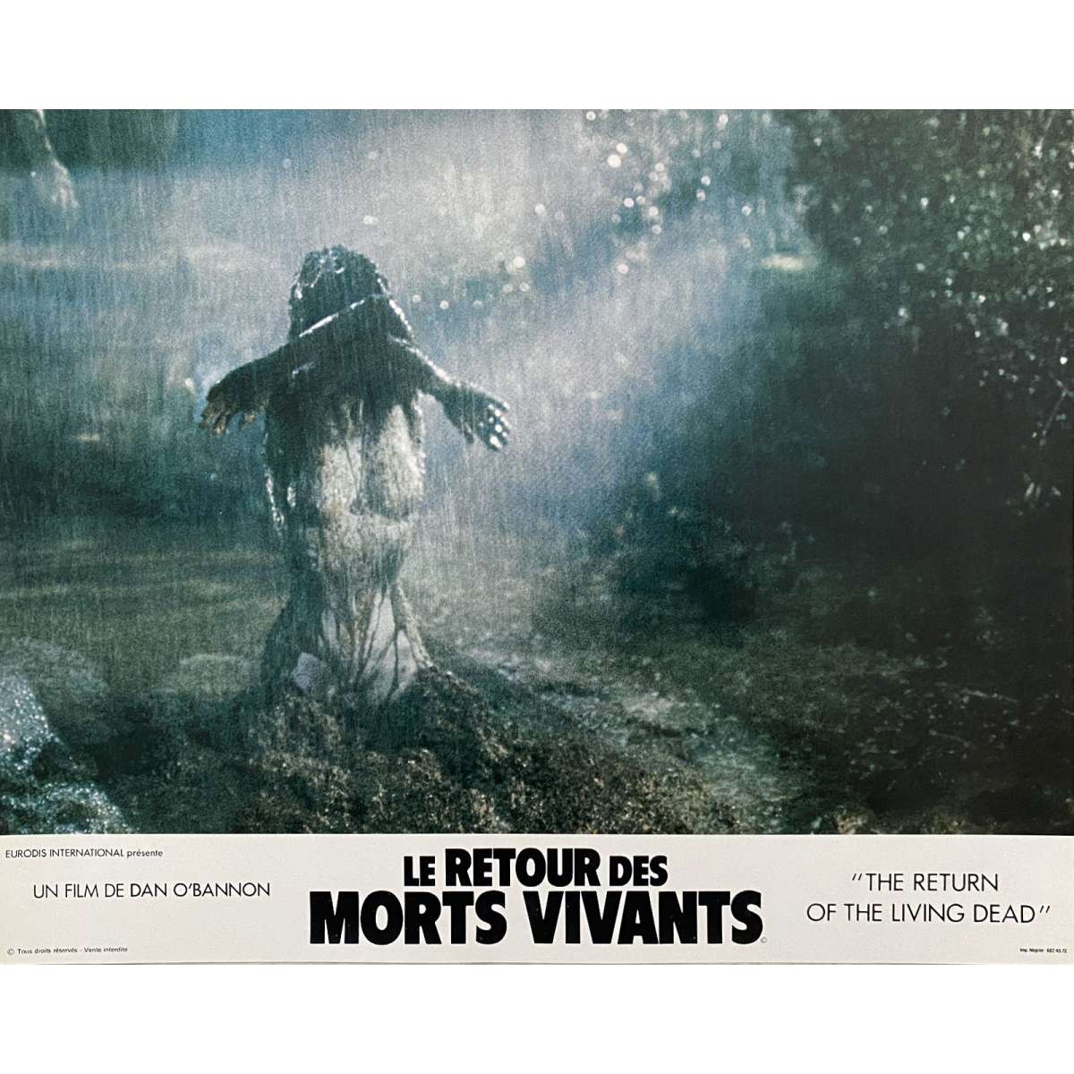 THE RETURN OF THE EVIL DEAD French Lobby Card - 12x15 in. - 1985 N02