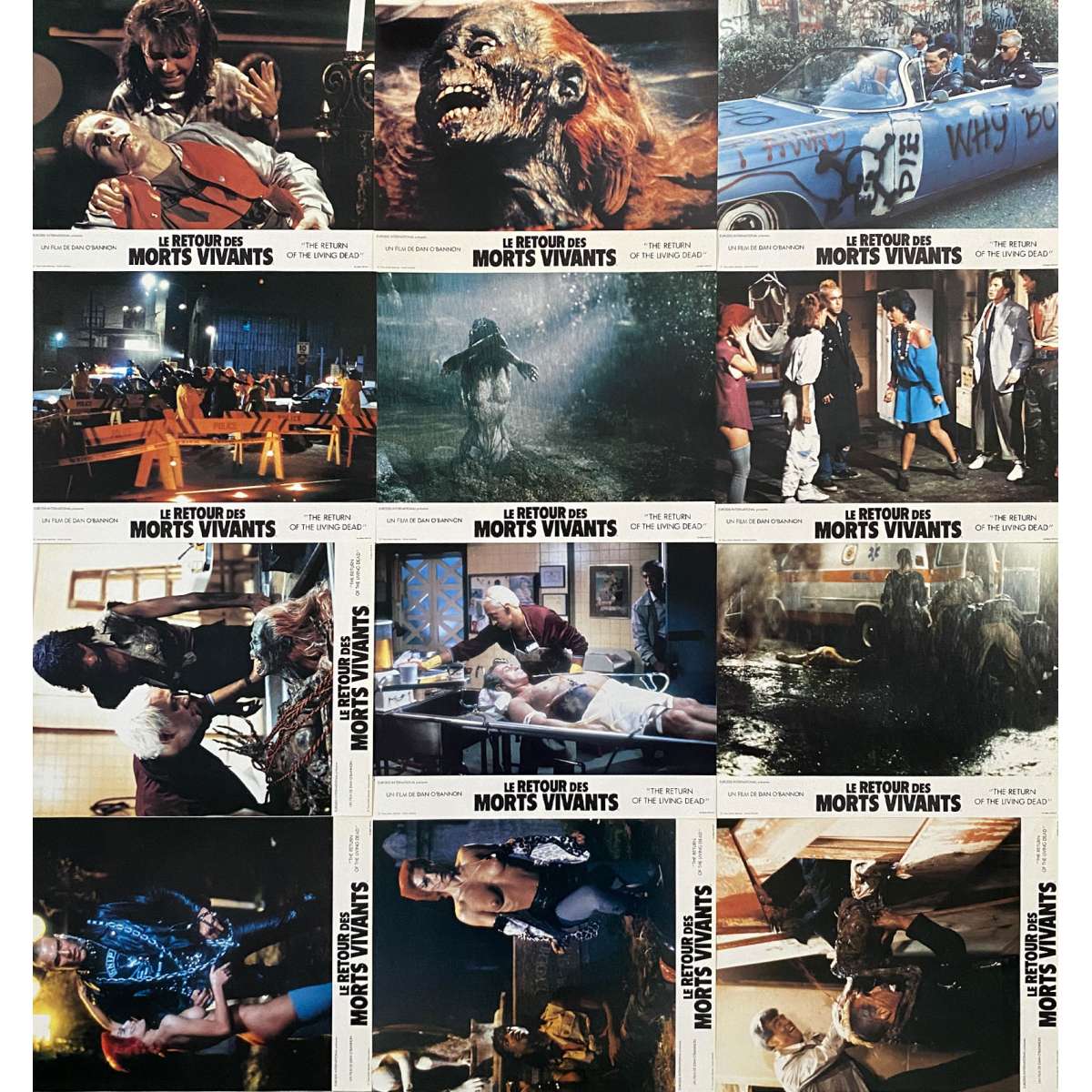 Photos d'exploitation françaises de LE RETOUR DES MORTS VIVANTS - 30x40 ...