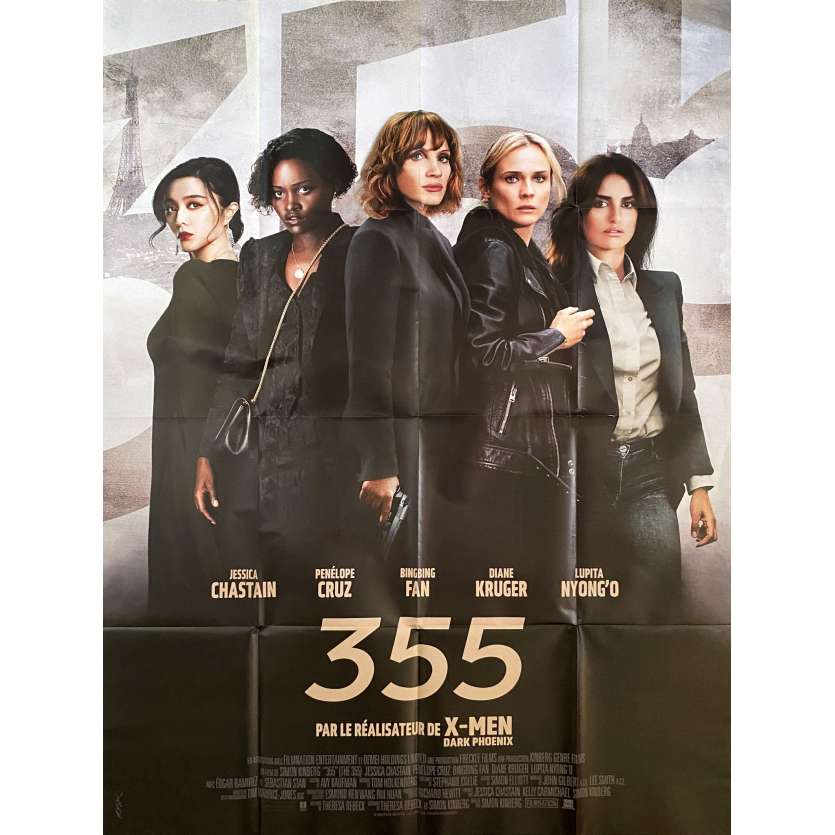 THE 355 French Movie Poster - 47x63 in. - 2022