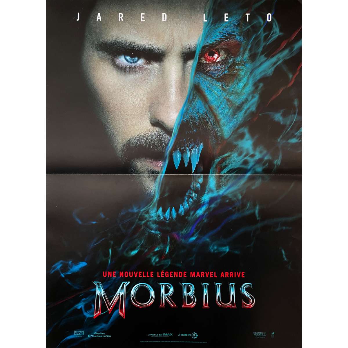 Affiche de film française de MORBIUS - 40x54 cm. Prev.