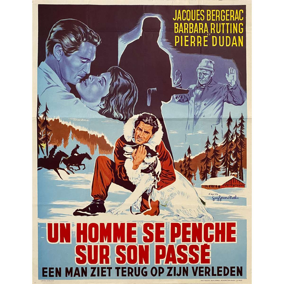 Affiche de film française de UN HOMME SE PENCHE SUR SON PASSE - 35x55 cm.