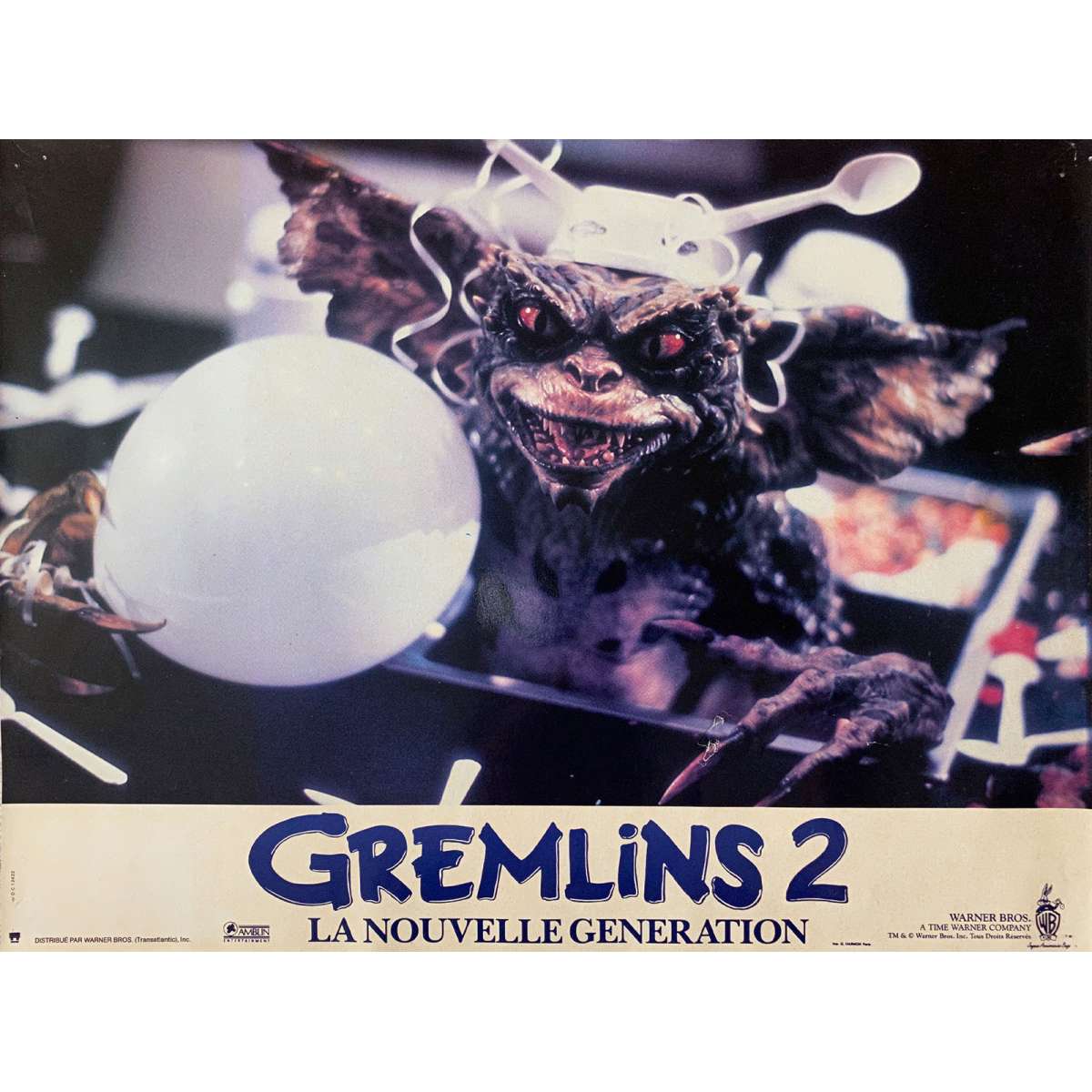 Photo d'exploitation française de GREMLINS 2 - 30x40 cm. N03