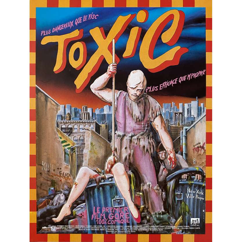 THE TOXIC AVENGER French Herald - 9x12 in. - 1984 2p