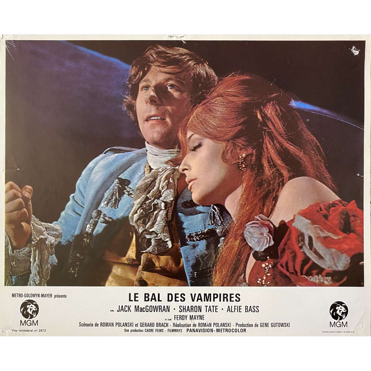 The Fearless Vampire Killers French Lobby Card 10x12 In 1967 N10
