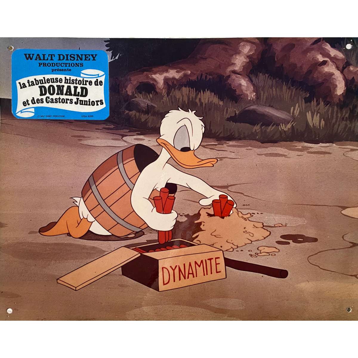 DONALD DUCK'S FRANTIC ANTIC French Lobby Card - 10x12 in. - 1975 N07