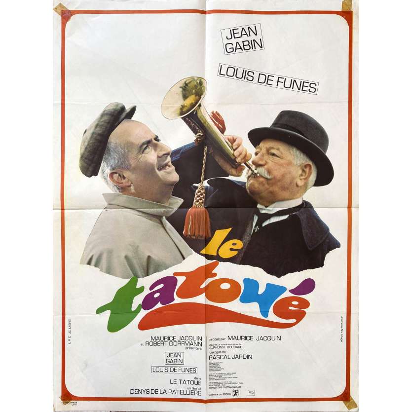 THE TATOO French Movie Poster 23x32 In 1968 the-tatoo-french-movie-poster-23x32-in-1968