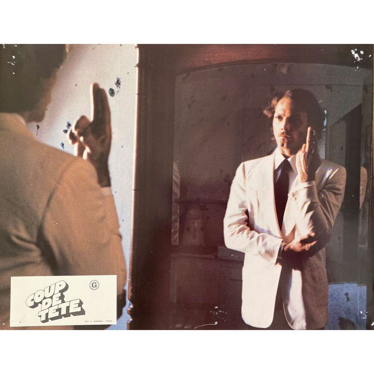 DIRECT HIT French Movie Poster - 9x12 in. - 1979 N04