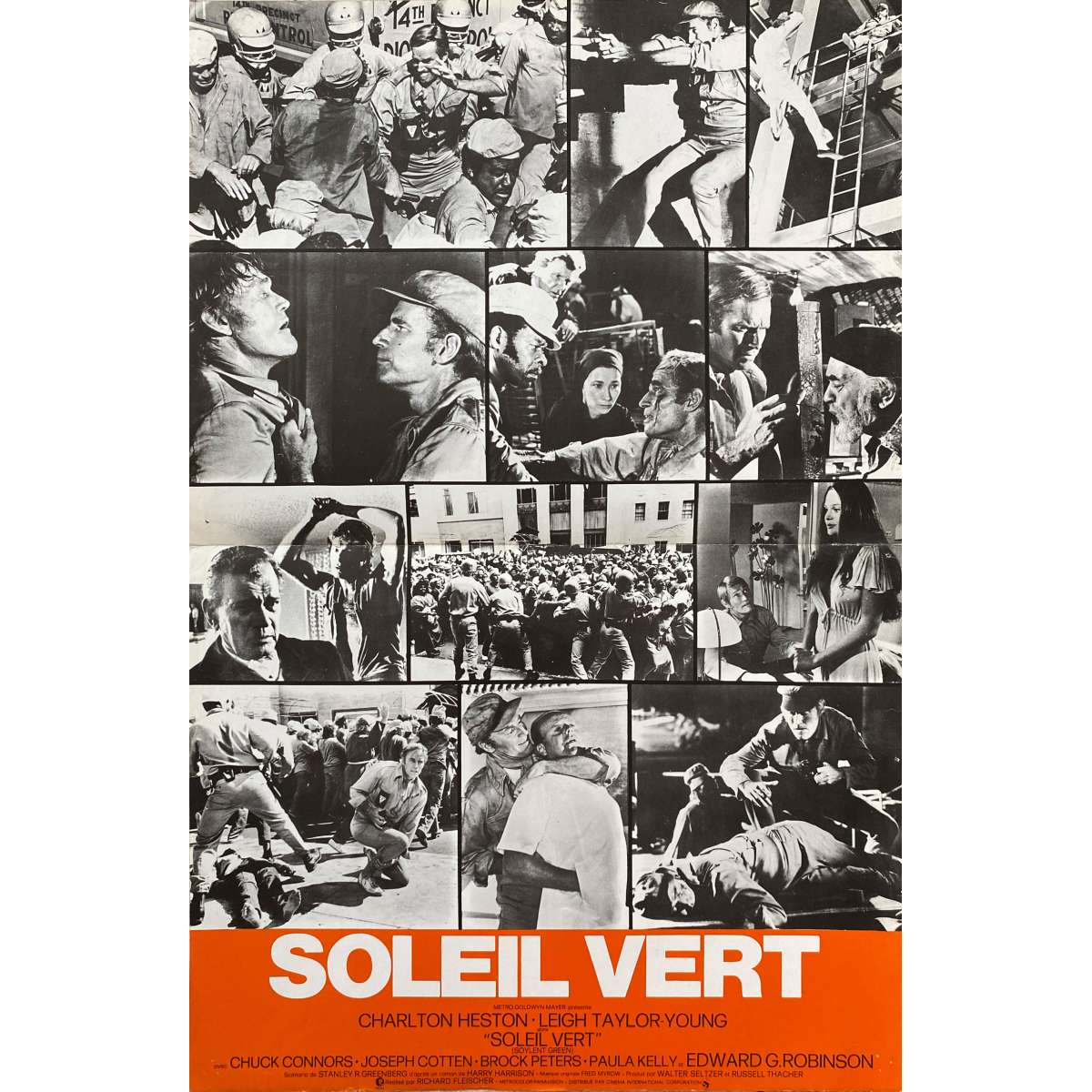 Synopsis français de SOLEIL VERT - 21x30 cm. 4p