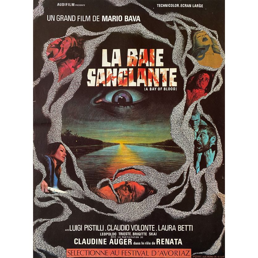 A BAY OF BLOOD French Movie Poster - 15x21 in. - 1971