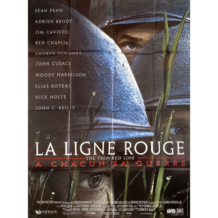 THE THIN RED LINE French Movie Poster - 47x63 in. - 1998