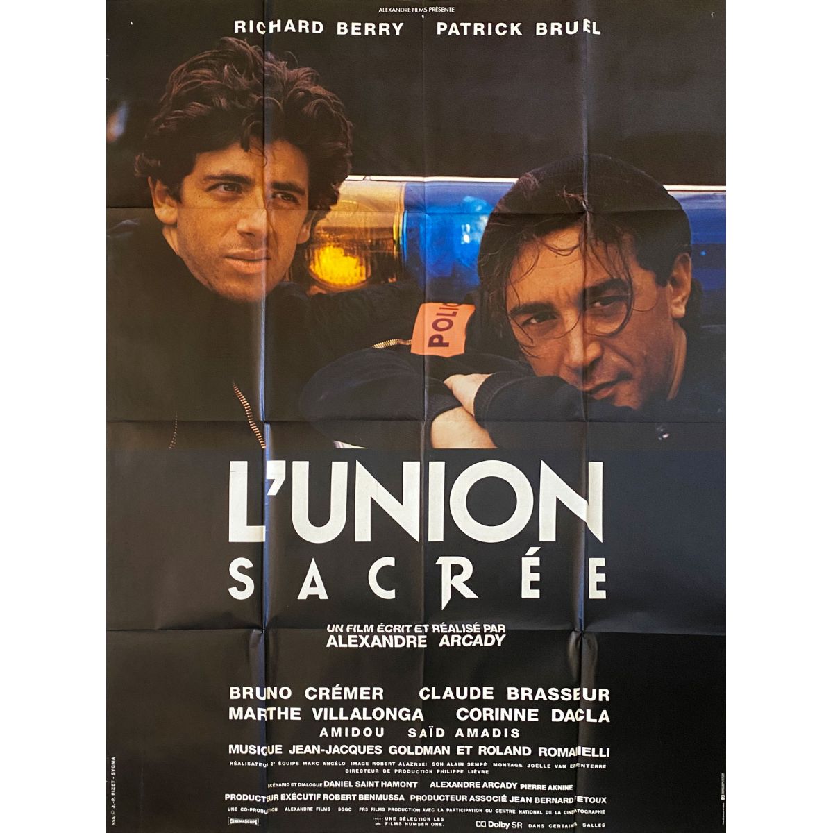 Affiche de cinéma française de L'UNION SACREE - 120x160 cm.