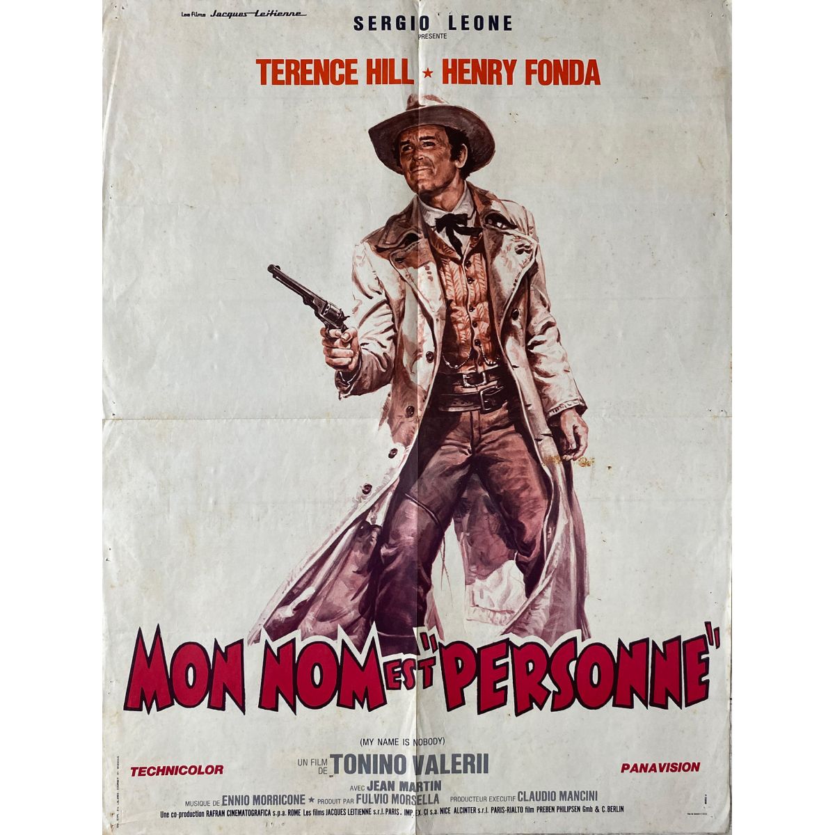 Affiche de cinéma française de MON NOM EST PERSONNE - 60x80 cm.