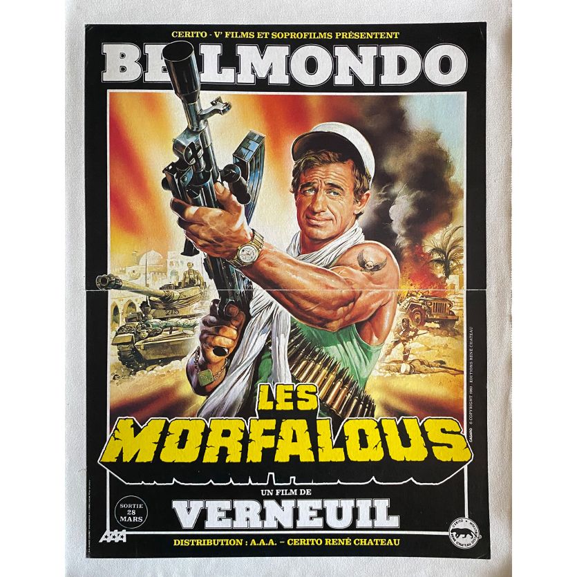LES MORFALOUS French Linen Movie Poster - 15x21 in. - 1984