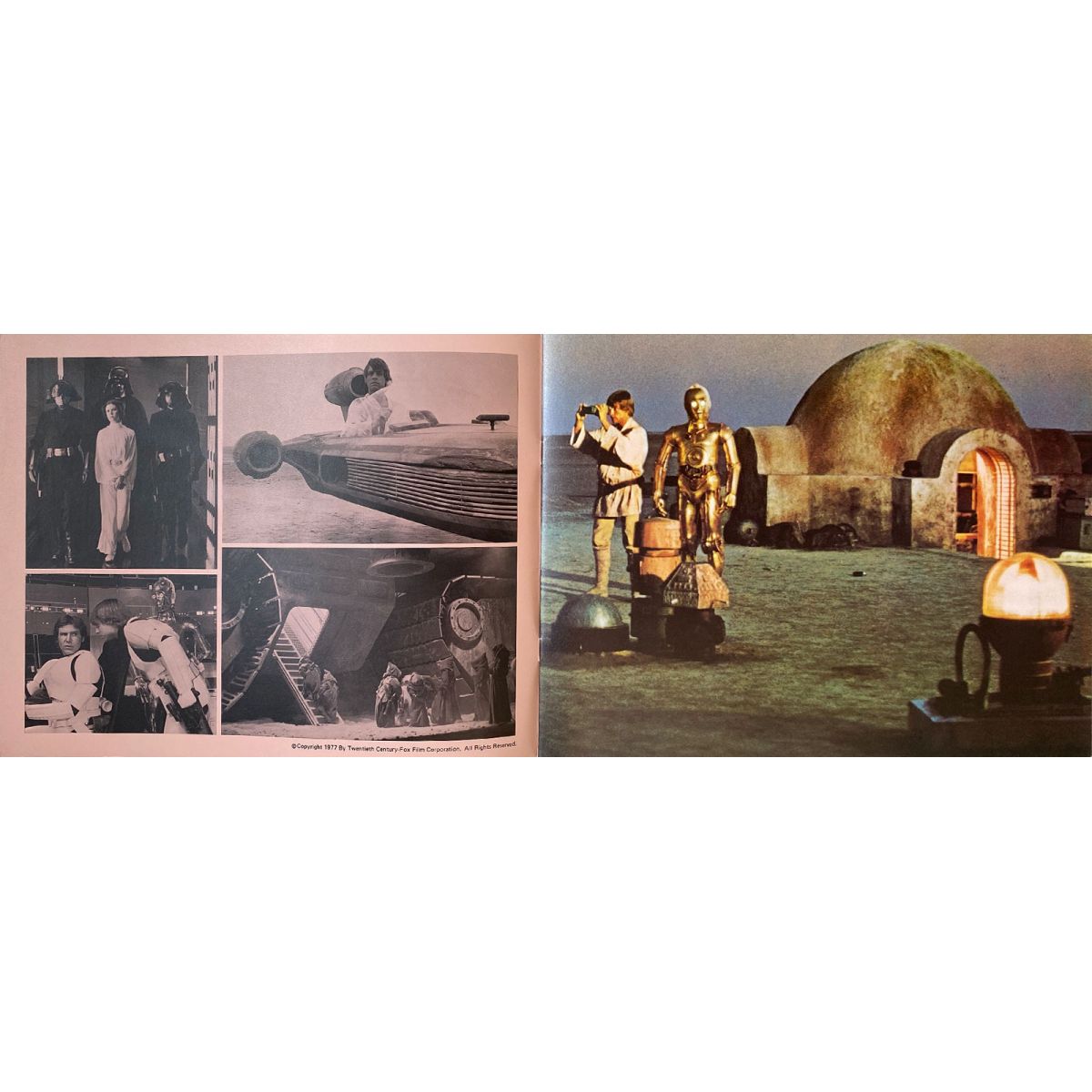 STAR WARS - A NEW HOPE U.S. Program - 9x12 in. - 1977