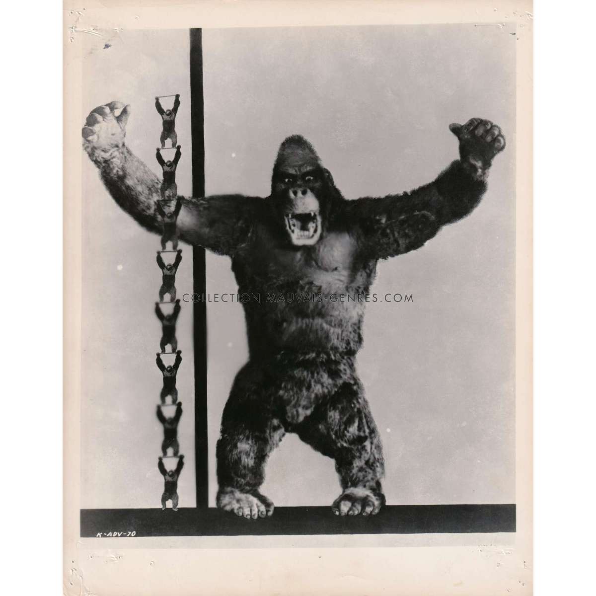 KING KONG U.S. Movie Still - 8x10 in. - 1933/R1960 K-ADV-70
