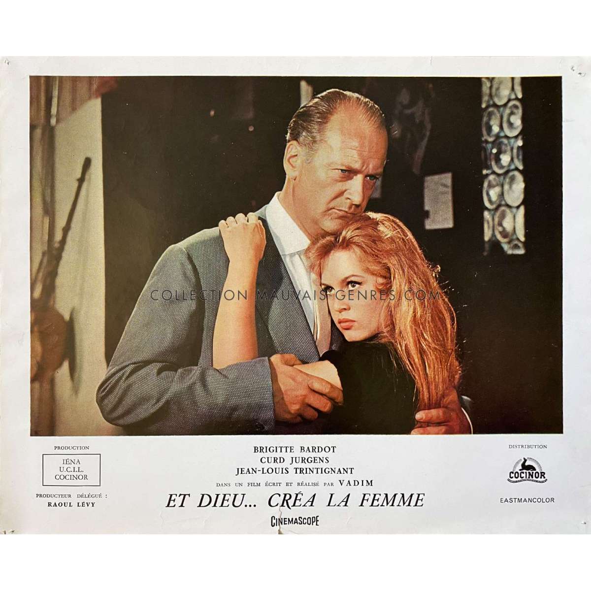 And God Created Woman French Lobby Cards 10x12 In 1956 N02