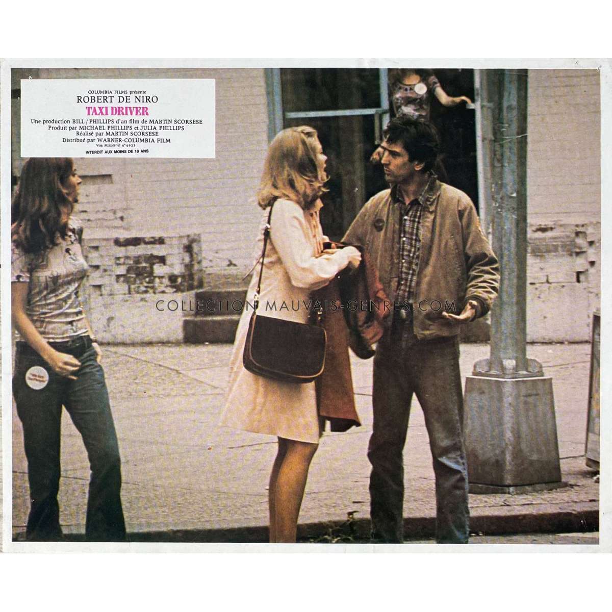 TAXI DRIVER French Lobby Card - 9x12 in. - 1976 N03