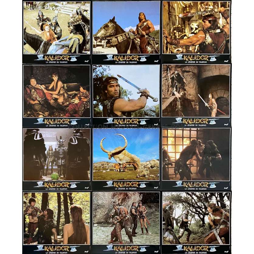 KALIDOR French Lobby Cards - 12x15 in. - 1985 x12