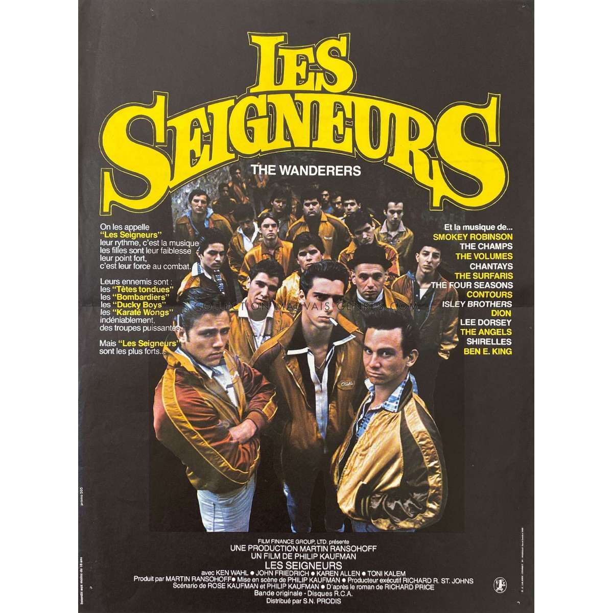 THE WANDERERS French Movie Poster - 15x21 in. - 1979