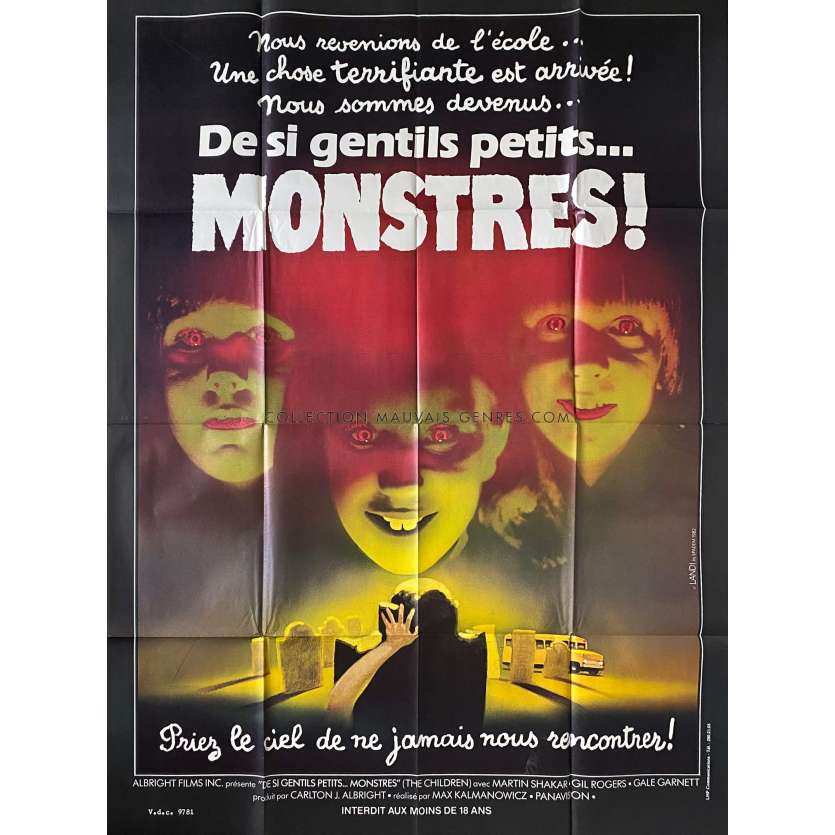 THE CHILDREN French Movie Poster - 47x63 in. - 1980