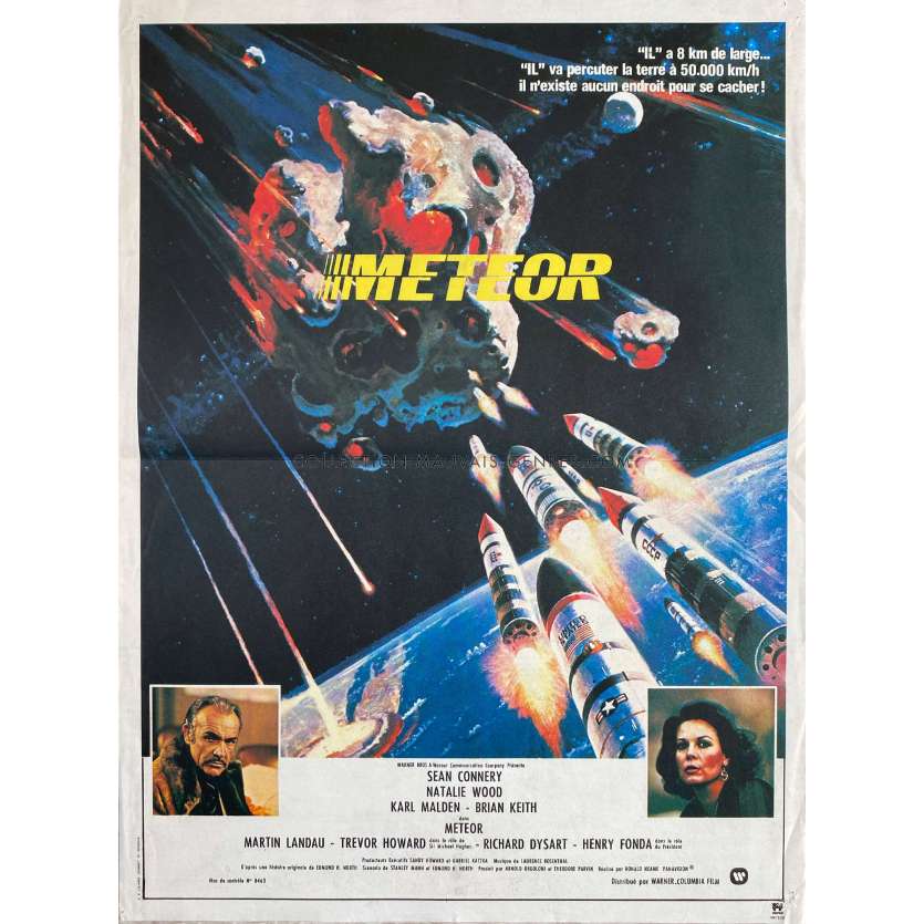 METEOR French Movie Poster - 15x21 in. - 1979