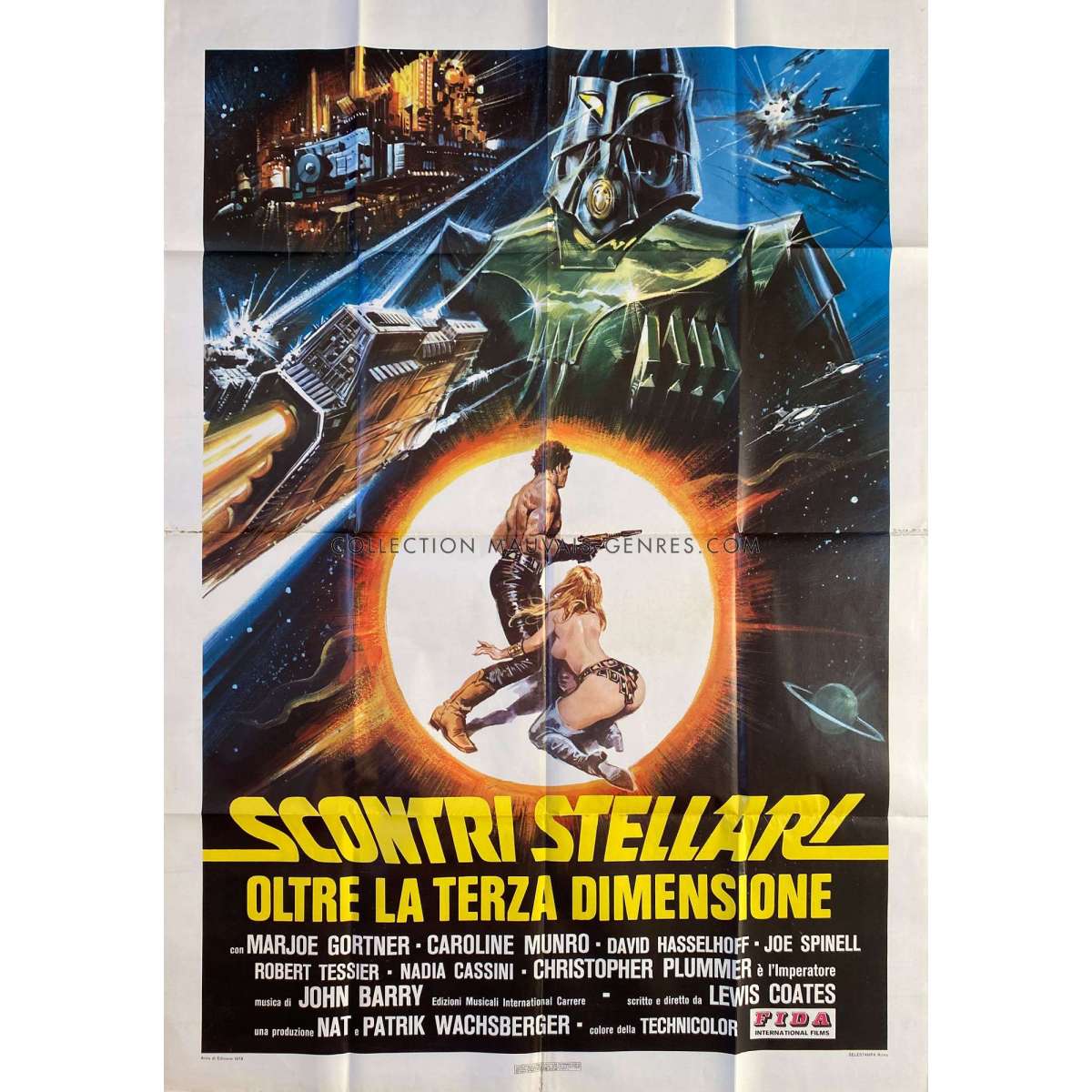 Affiche de cinéma italienne de STARCRASH - 100x140 cm.