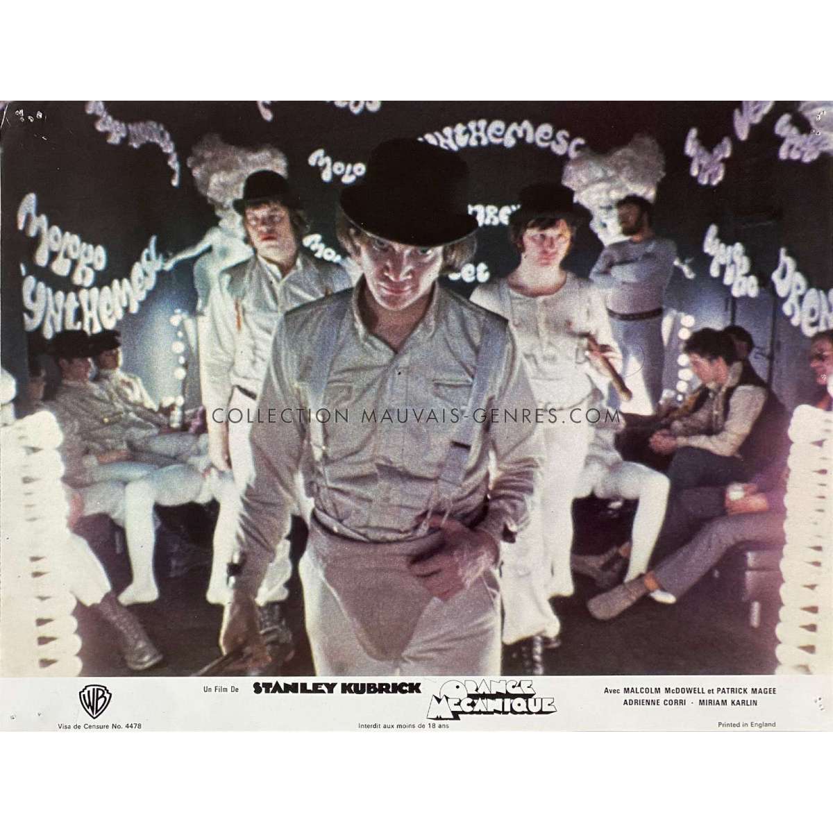 CLOCKWORK ORANGE French Lobby Card N02 - 9x12 in. - 1971/R1982