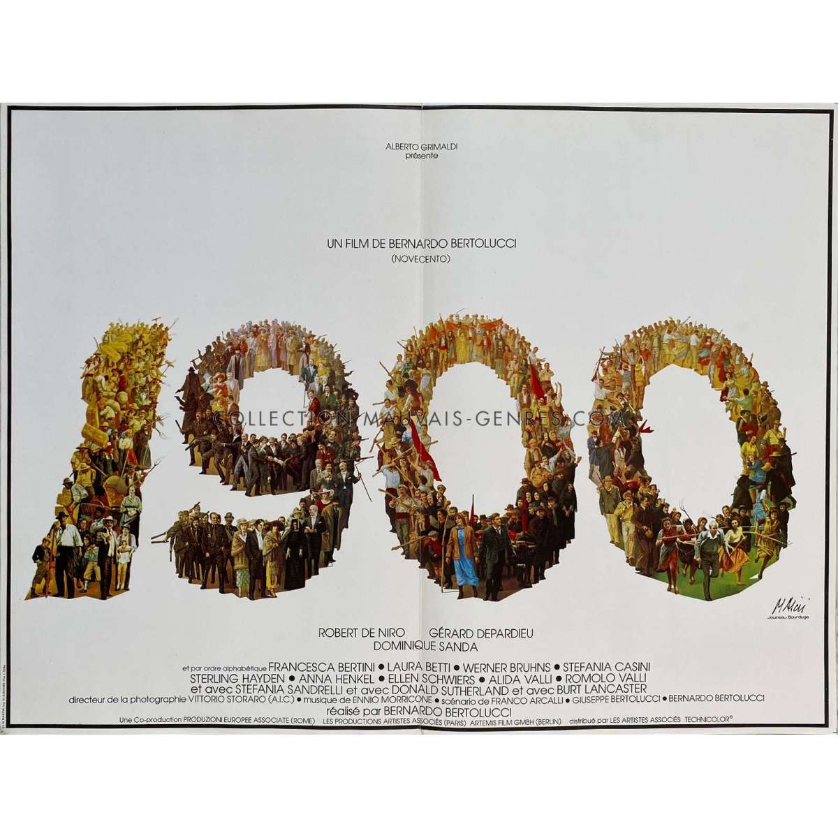 1900 French Movie Poster - 15x21 in. - 1976