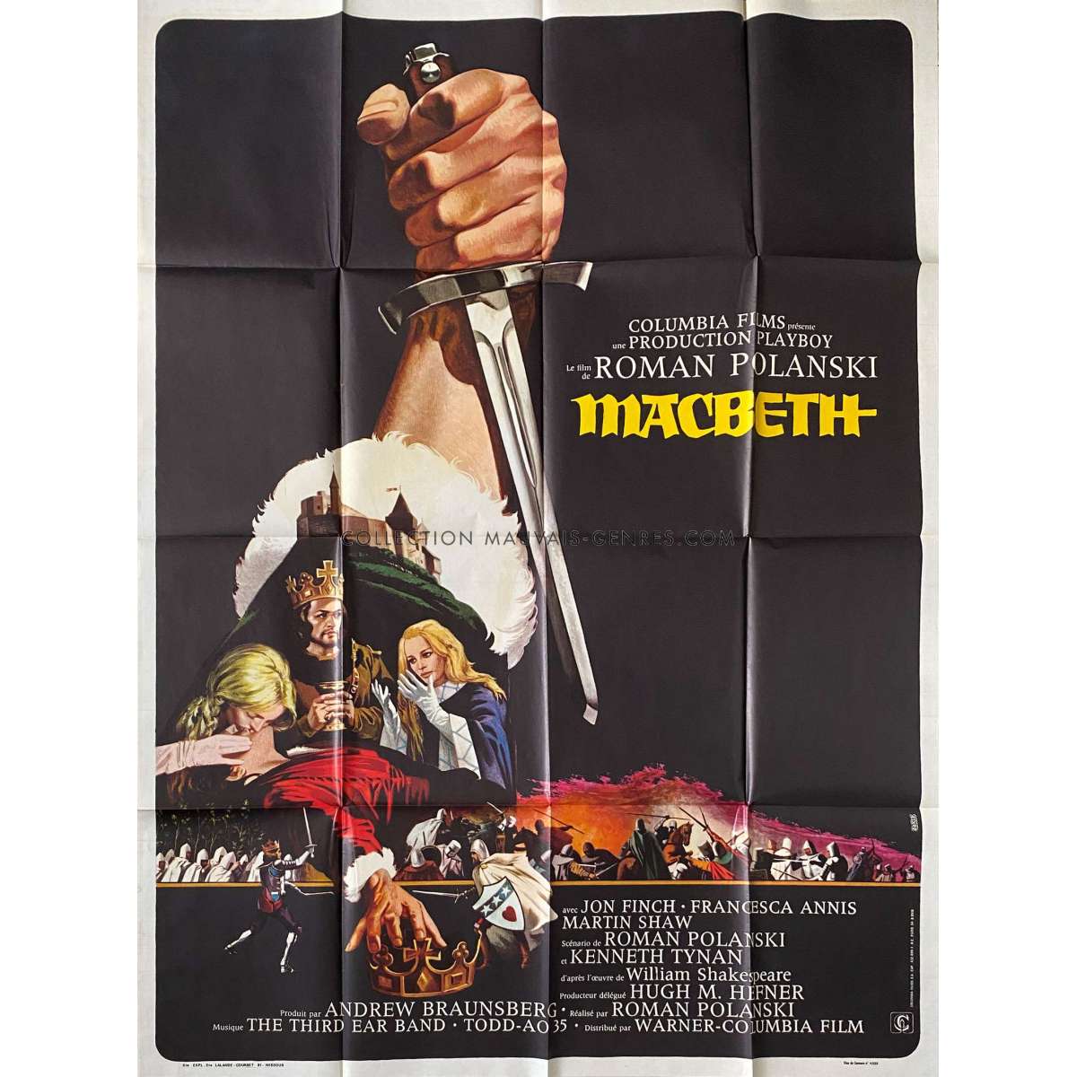 MACBETH French Movie Poster - 47x63 in. - 1971