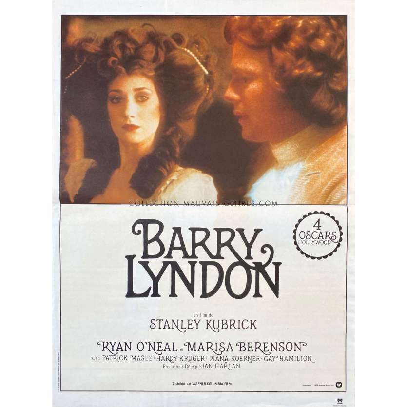 BARRY LYNDON French Movie Poster - 15x21 in. - 1975/R1980