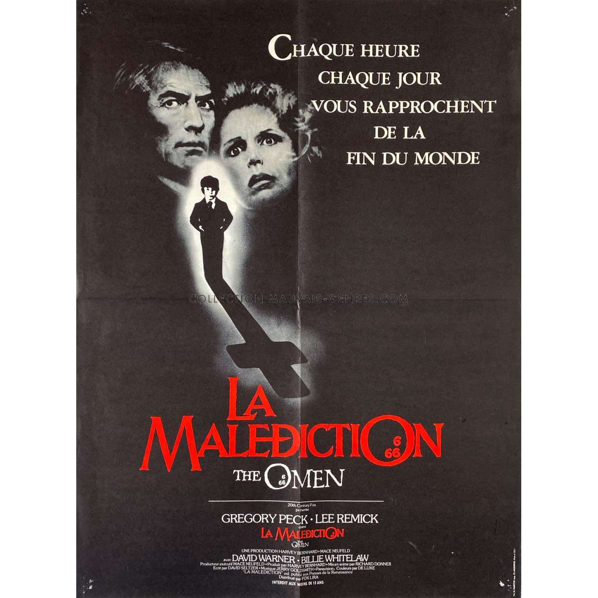 THE OMEN French Movie Poster - 23x32 in. - 1979