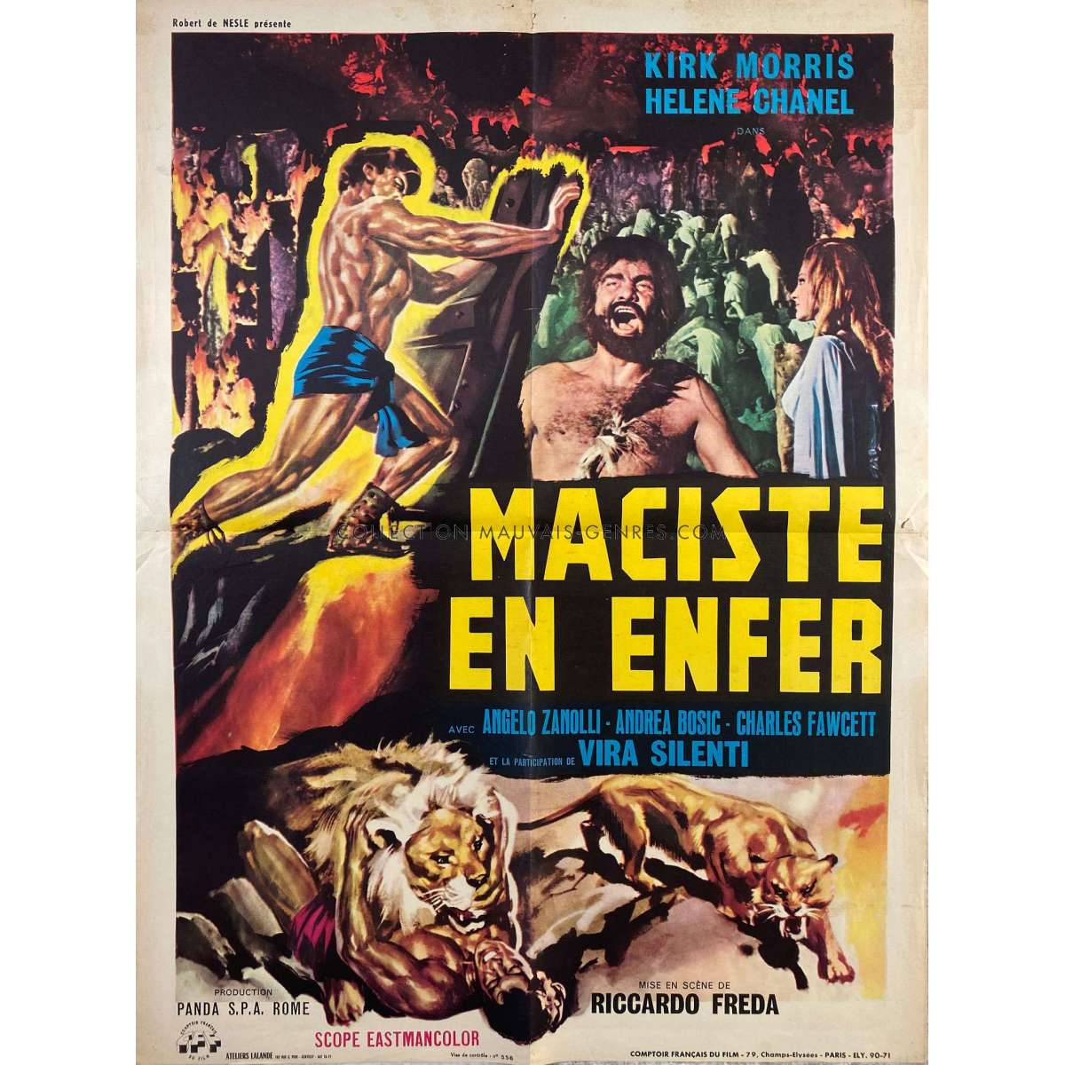 THE WITCH'S CURSE French Movie Poster - 23x32 in. - 1962