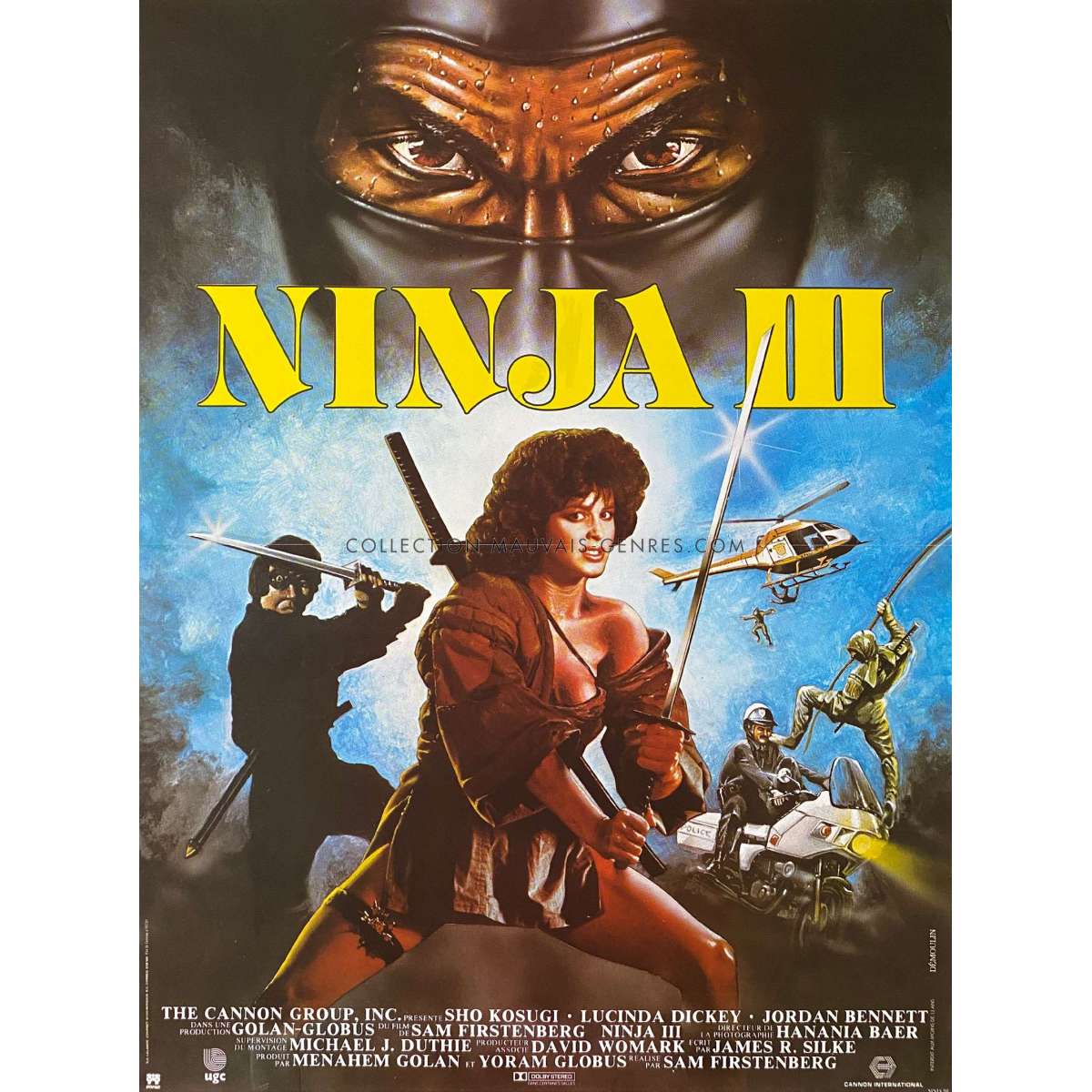 Affiche de cinéma française de NINJA 3 - 40x60 cm.