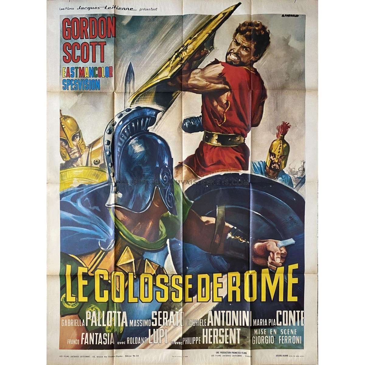 HERO OF ROME French Grande Movie Poster (1964) - MAUVAIS GENRES