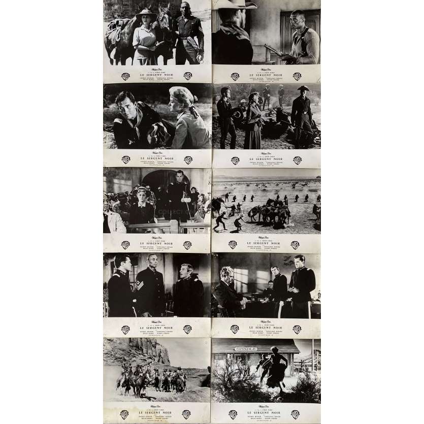 SERGEANT RUTLEDGE Lobby Cards (10x12 in. - 1960 - France) x10