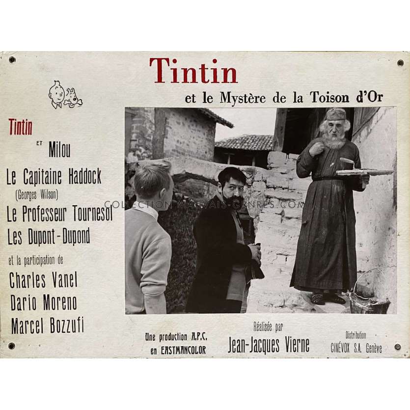 TINTIN ET LA TOISON D'OR Lobby Card (14x18 in. - 1961 - Switzerland) N06