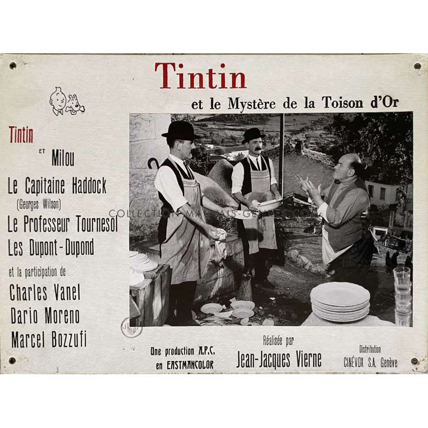 TINTIN ET LA TOISON D'OR Lobby Card (14x18 in. - 1961 - Switzerland) N12