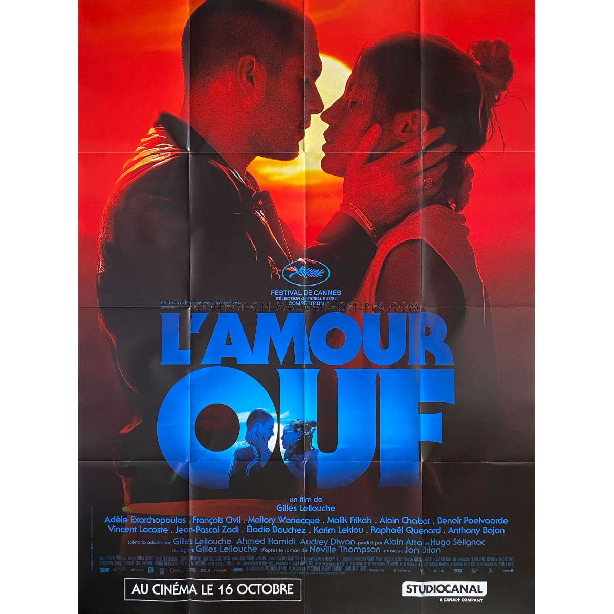 Affiche de cinéma L'AMOUR OUF - (120x160 cm. - 2024 - France)