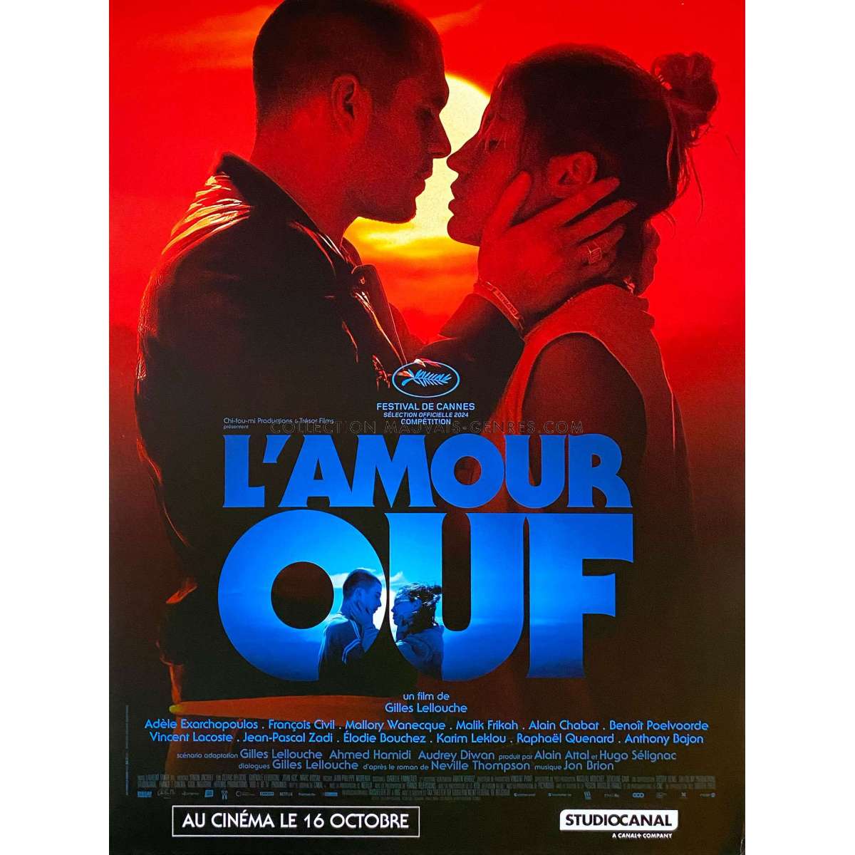 Affiche de cinéma L'AMOUR OUF - (40x54 cm. - 2024 - France)
