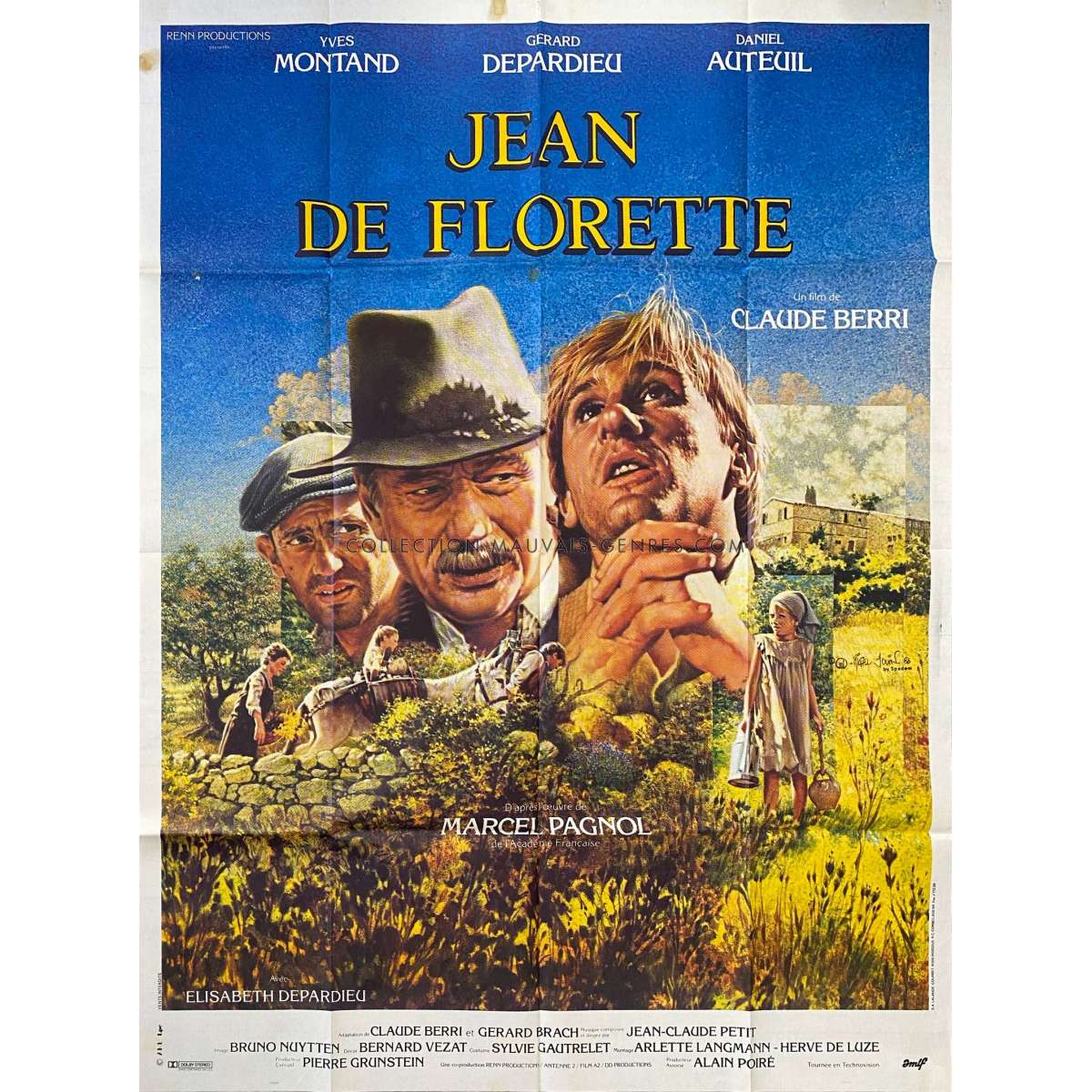 JEAN DE FLORETTE Movie Poster (47x63 in. - 1986 - France)