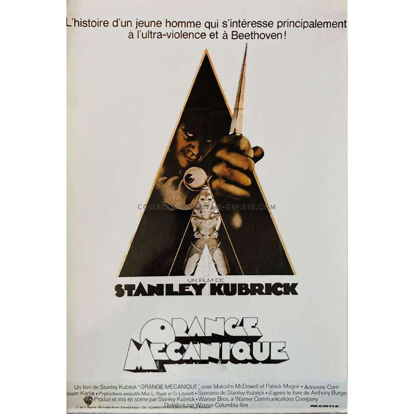 CLOCKWORK ORANGE Commercial Poster (12x15 in. - 1971 - France)