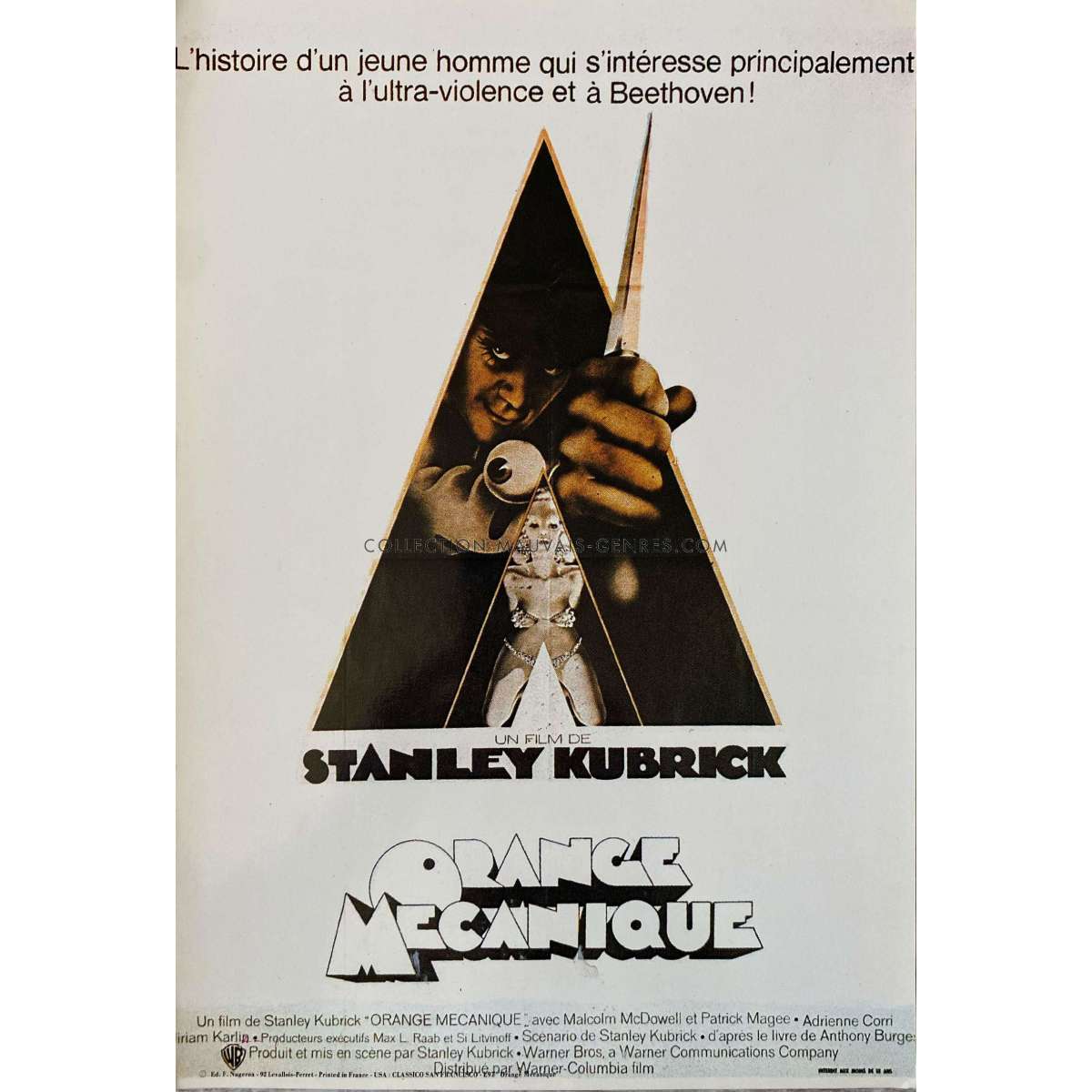 CLOCKWORK ORANGE Commercial Poster (12x15 in. - 1971 - France)
