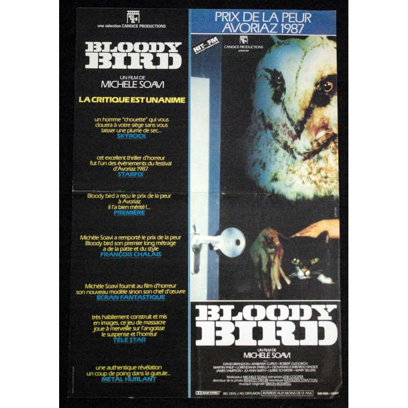 BLOODY BIRD Affiche française