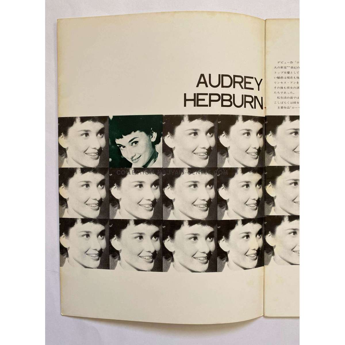 ROMAN HOLIDAY Program (9x12 in. - 1953 - Japan) 24 p.