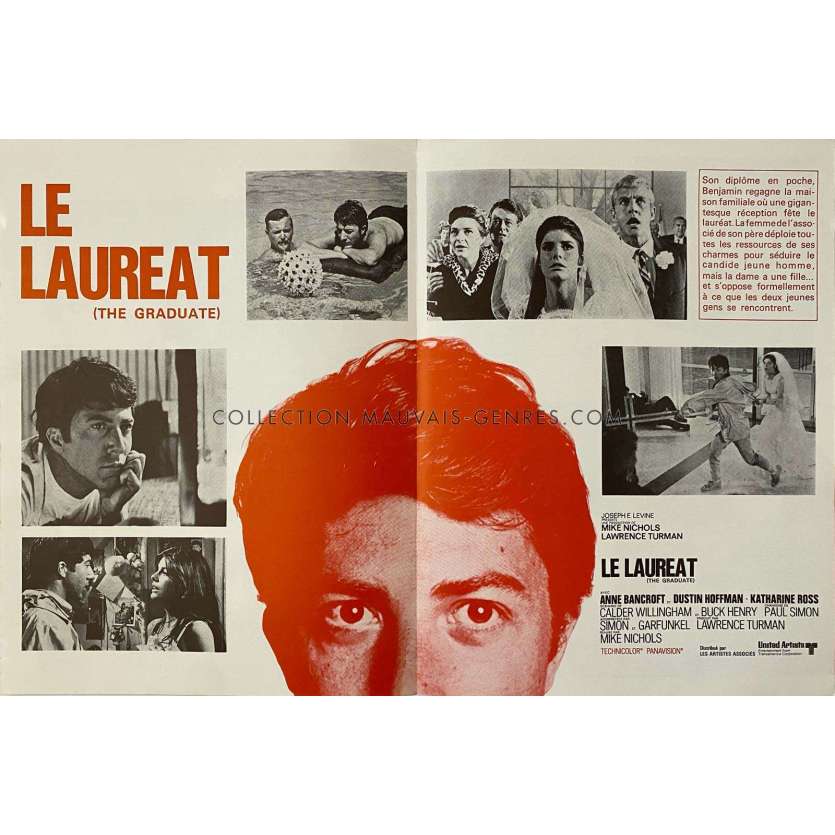 THE GRADUATE Herald/Trade Ad (10x12 in. - 1967 - France) 4 p.