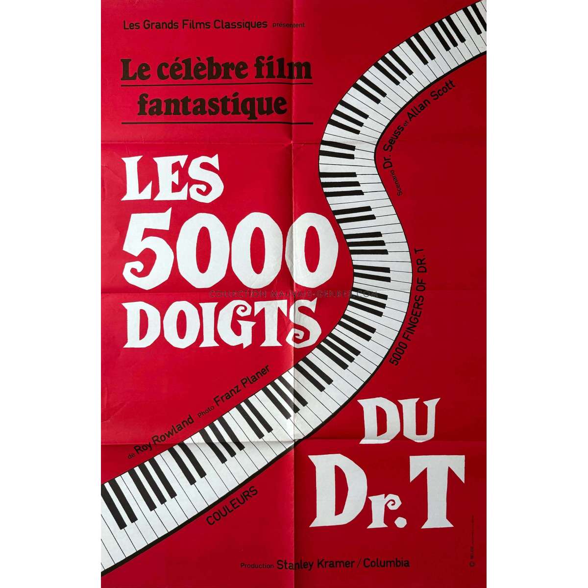 THE 5000 FINGERS OF DR. T. Movie Poster (32x47 in. - 1953 - France)